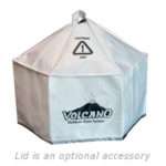 Volcano Collapsible Grill | Burns Propane, Charcoal or Wood!