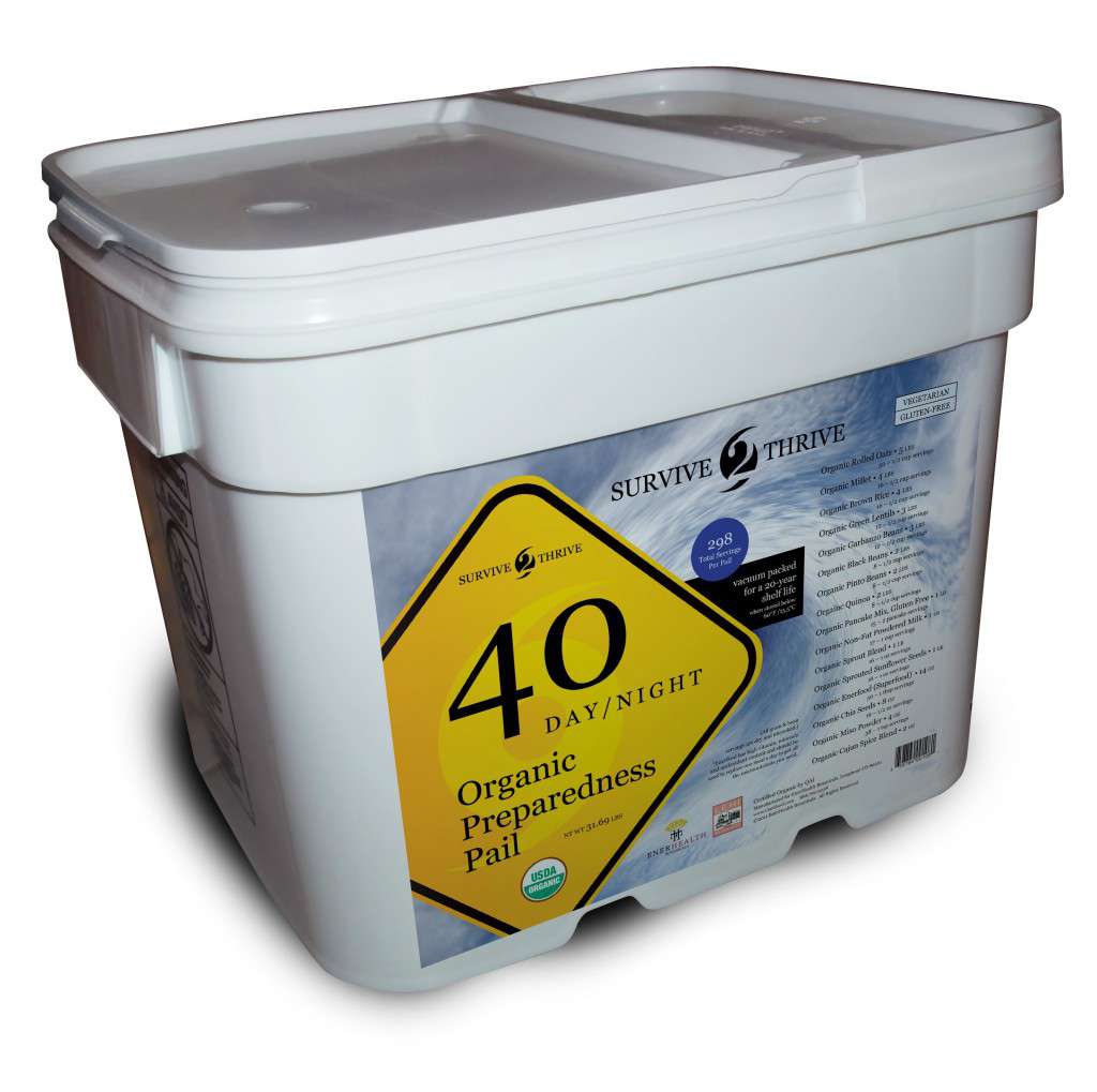 Organic Food Storage Gluten Free | Emergency Organic Food Storage Pail