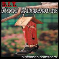 DIY Boot Birdhouse - LPC Survival